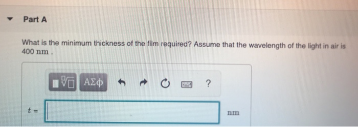 Solved Constants A thin film of polystyrene of refractive | Chegg.com