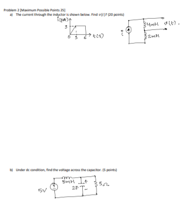 Solved Problem 1 [Maximum Possible Points 25] Find the | Chegg.com