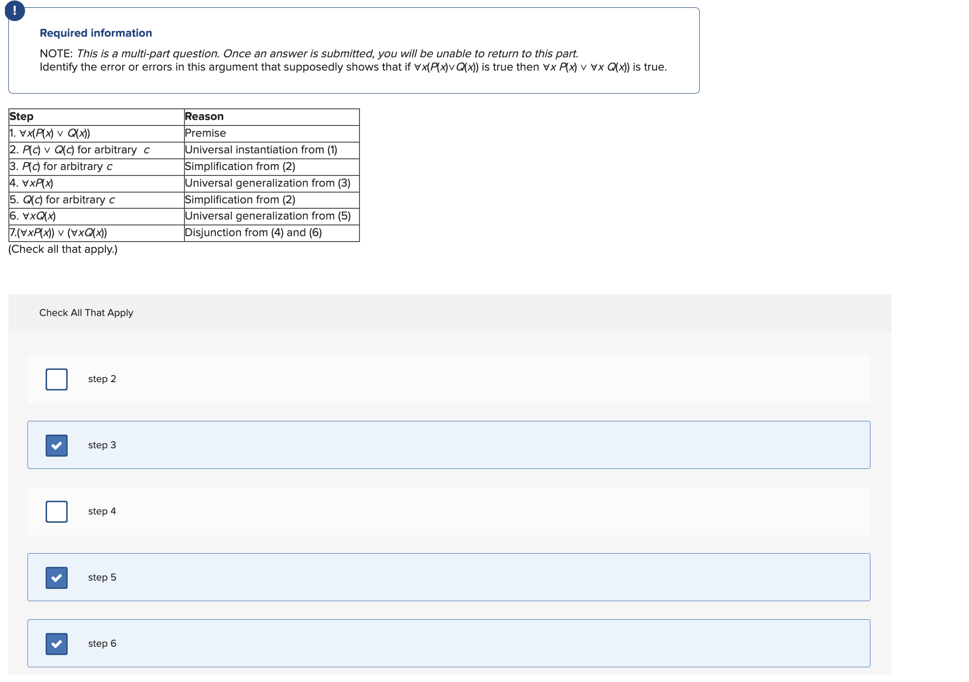 Solved Required informationNOTE: This is a multi-part | Chegg.com