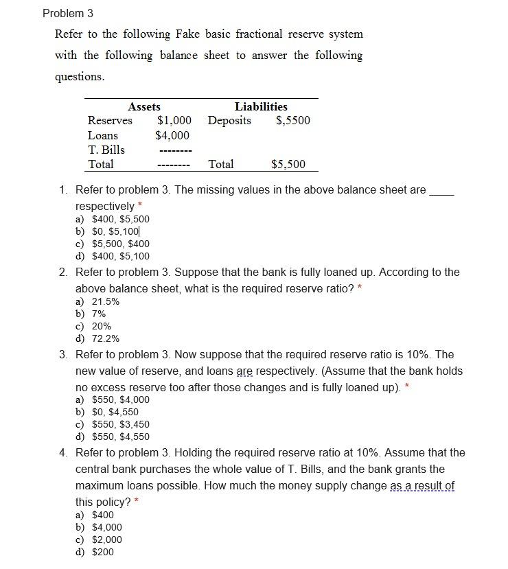 Solved Multiple Choice Questions Prepare a scratch paper a | Chegg.com