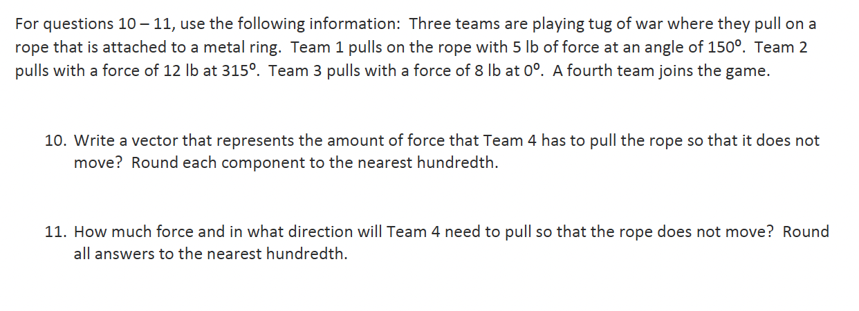 Solved For questions 10−11, use the following information: | Chegg.com