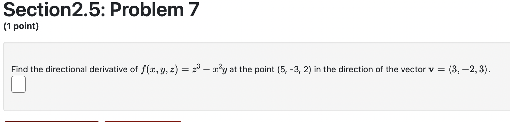 Solved Find the directional derivative of f(x,y,z)=z3-x2y | Chegg.com