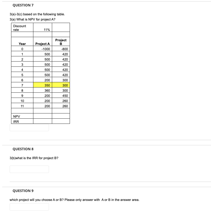 Solved 3(a)-3(c) based on the following table. 3(a) What is | Chegg.com