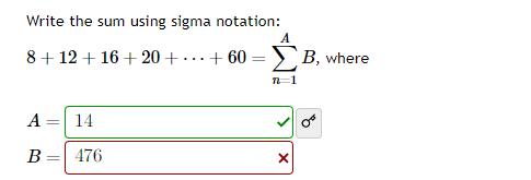 Solved Write the sum using sigma notation: | Chegg.com