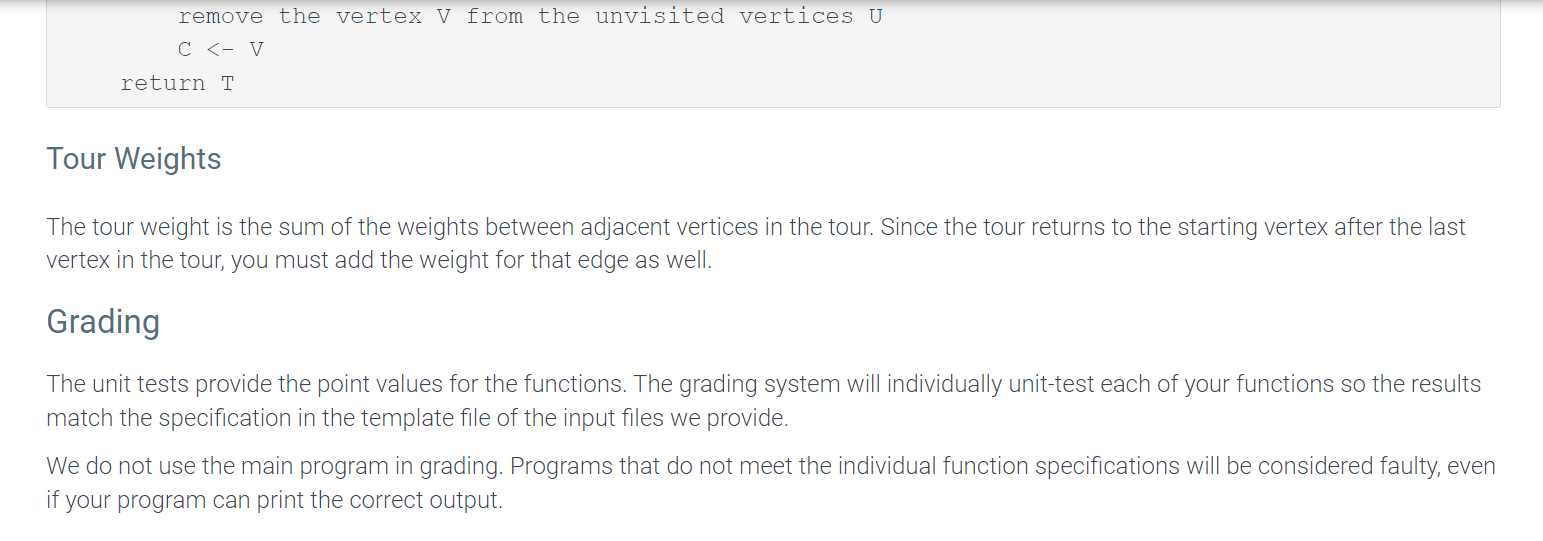 Solved You must implement four functions in the template | Chegg.com