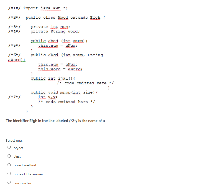 Solved What is the result of compiling and running the | Chegg.com