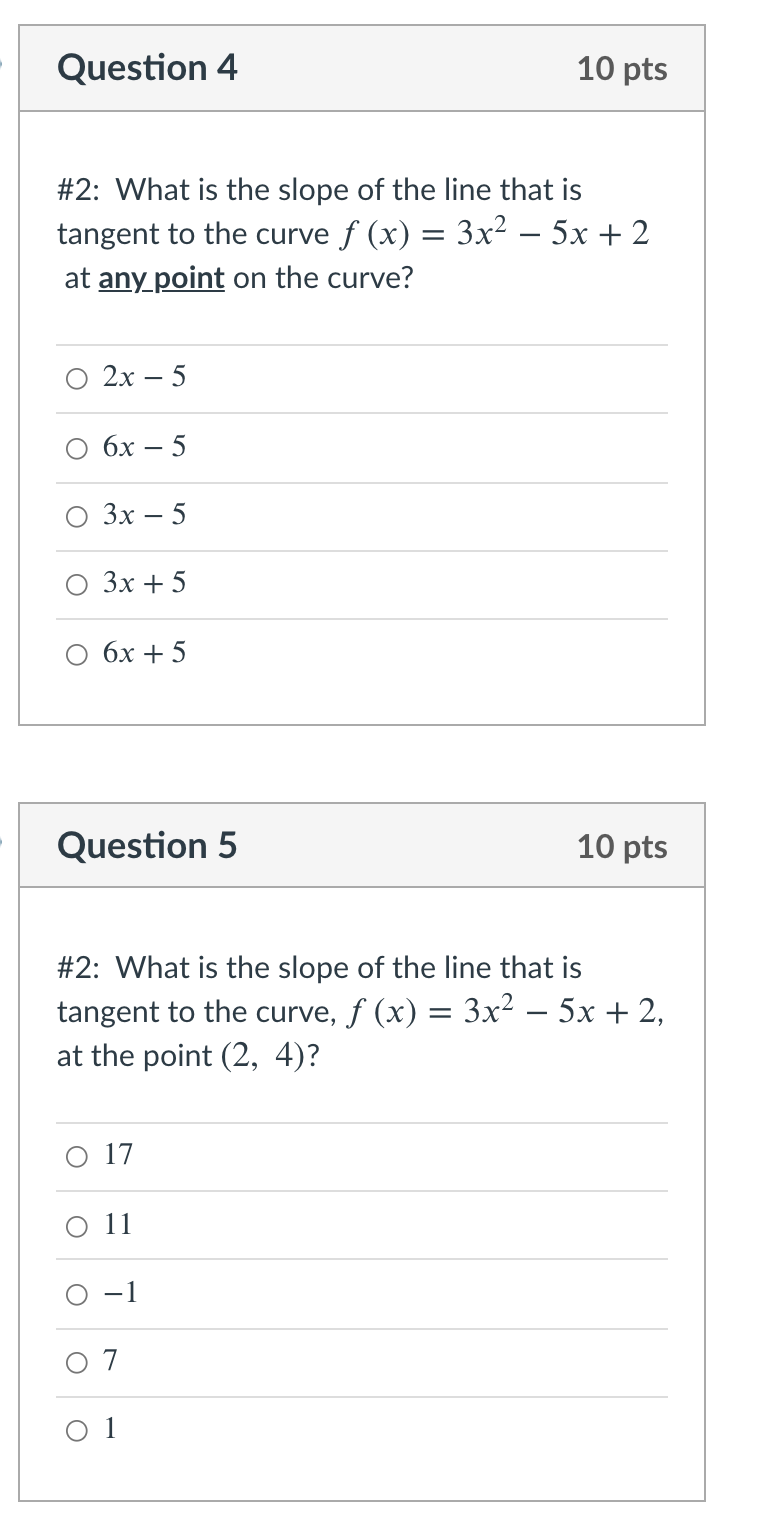 Solved = 2. Use Fermat's method to find the slope of the | Chegg.com
