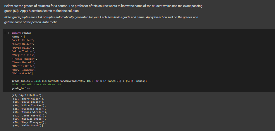 Solved Below are the grades of students for a course. The | Chegg.com
