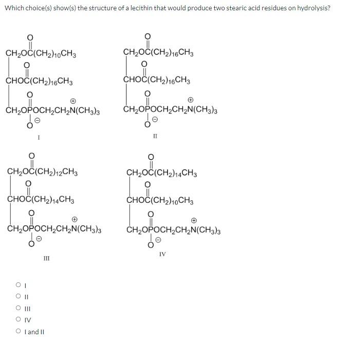 Lecithin Structure