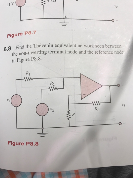 Solved 4 KS2 11 V Figure P8.7 Find the Thévenin equivalent | Chegg.com