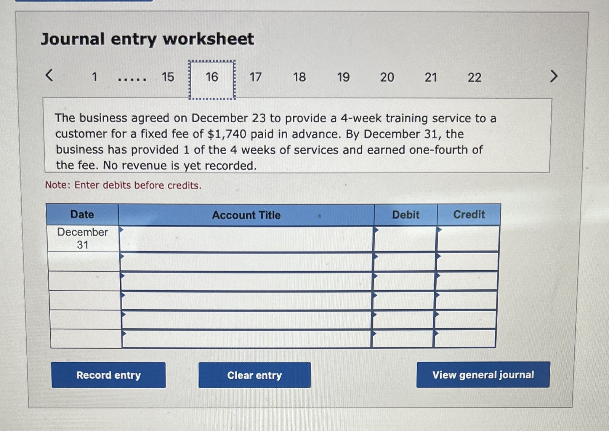Solved Journal entry worksheet