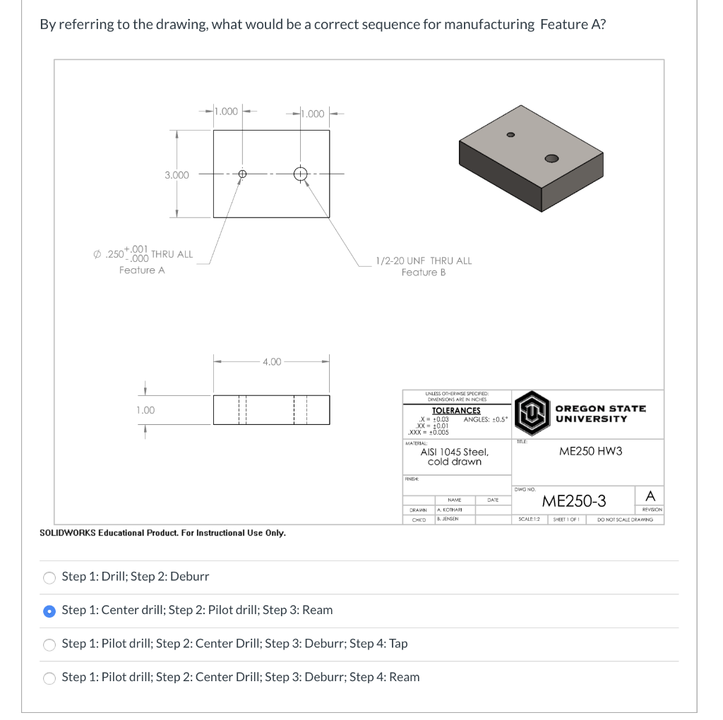 Solved that already has the correct width [3.00"] and height | Chegg.com