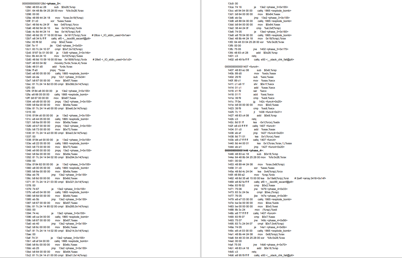 Solved My homework is binary bomb lab project. This project | Chegg.com