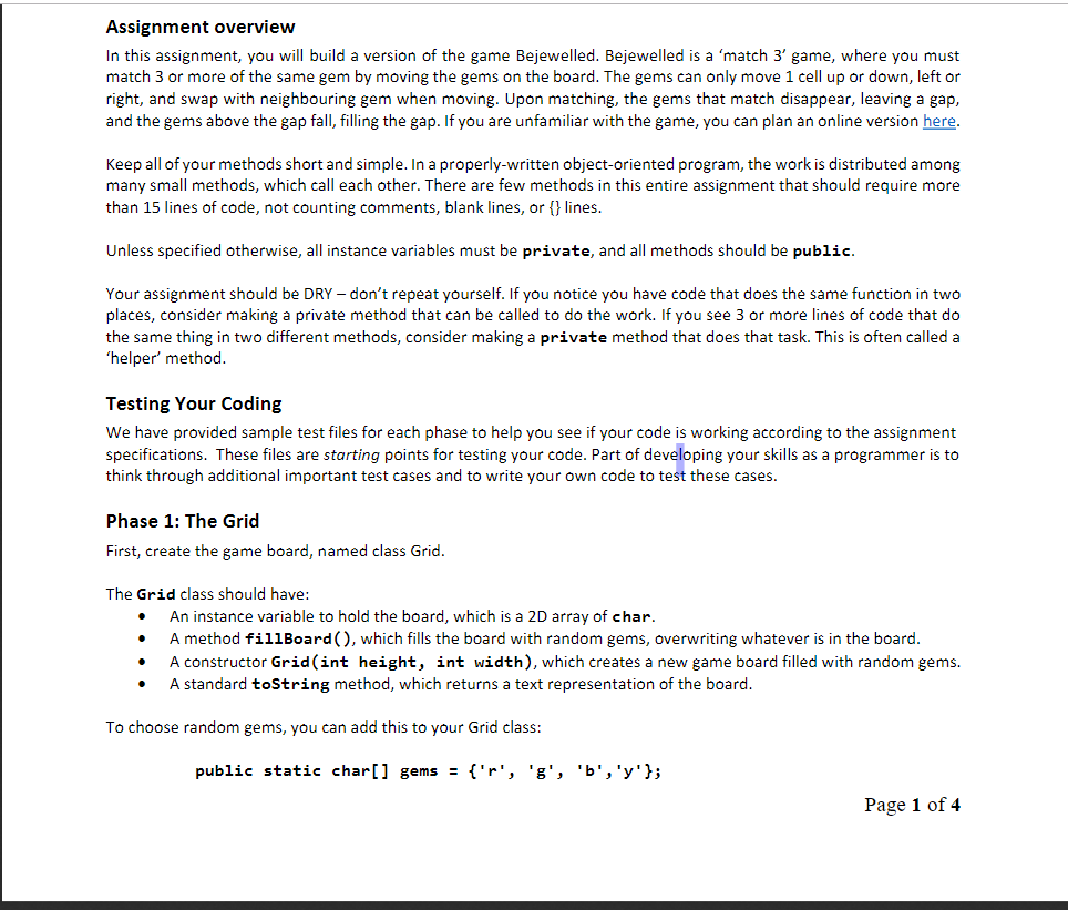 How can i complete phase one and 2. im really | Chegg.com