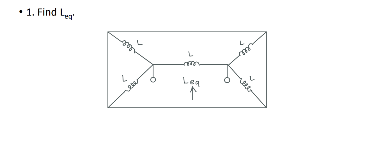 Solved - 1. Find Leq | Chegg.com