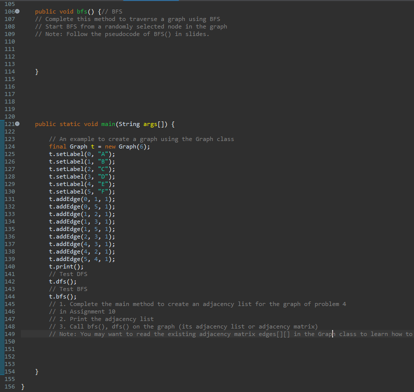 Solved 10 import java.util. Random; 3 4 public class Graph | Chegg.com