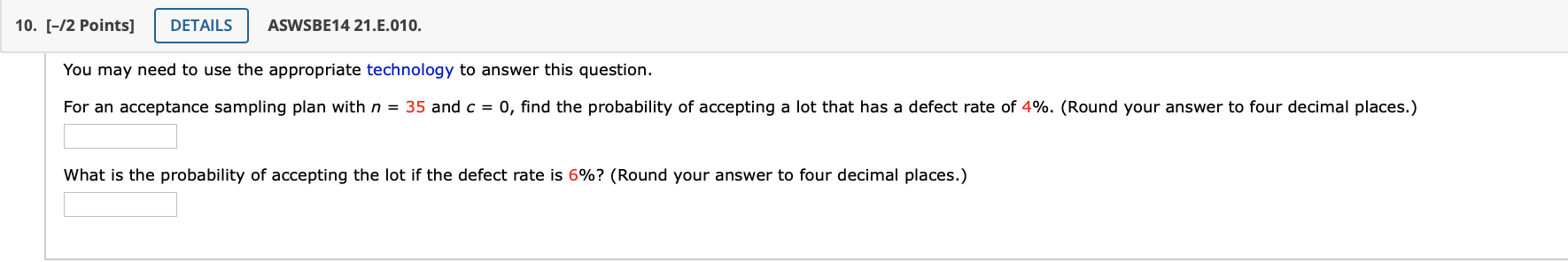 Solved 10. [-12 Points] DETAILS ASWSBE14 21.E.010. You may | Chegg.com