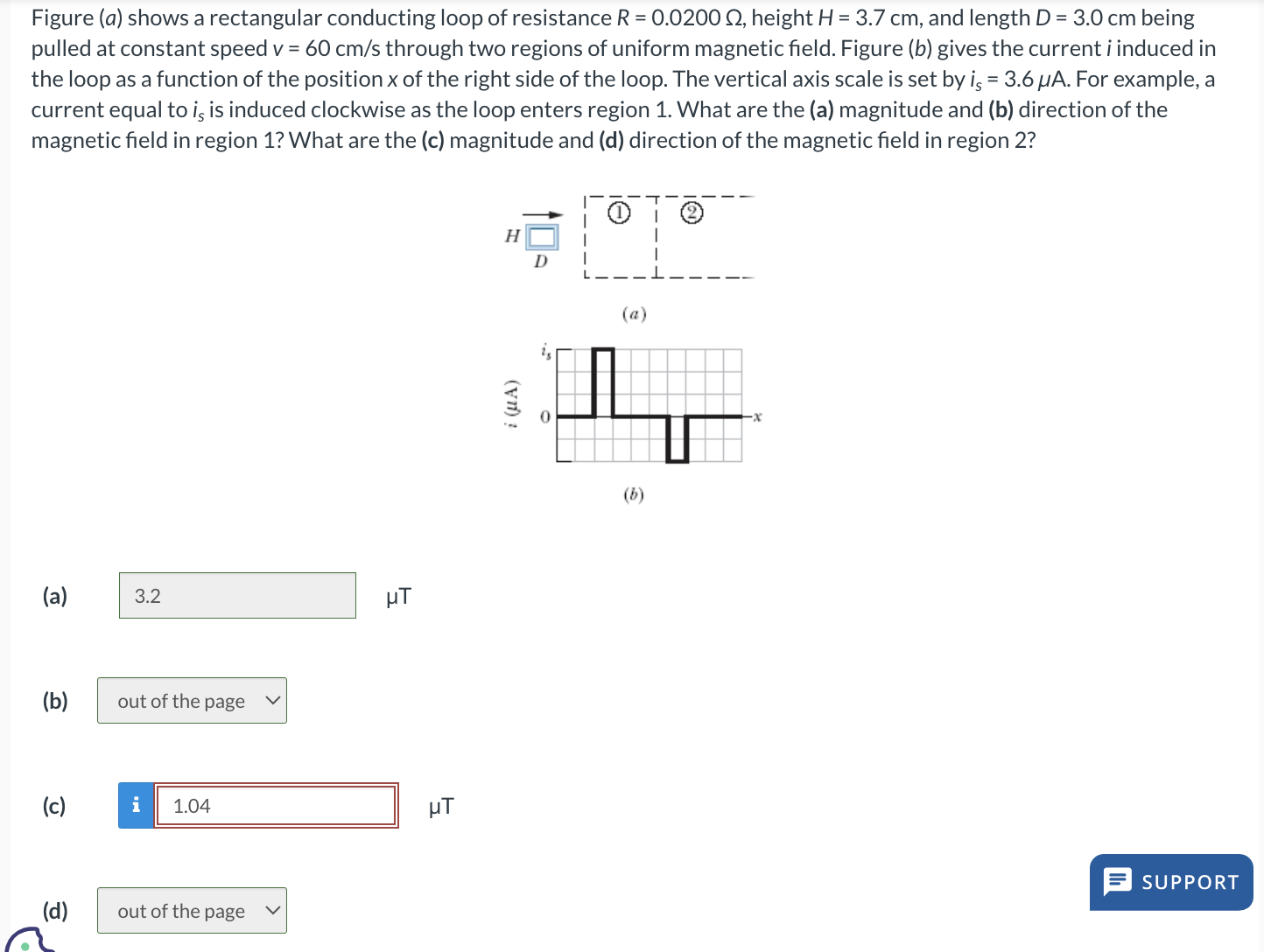 Solved Figure A Shows A Rectangular Conducting Loop Of 