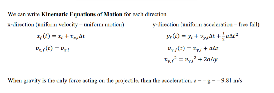 Solved Given the initial angle of projection is 0 degrees, | Chegg.com