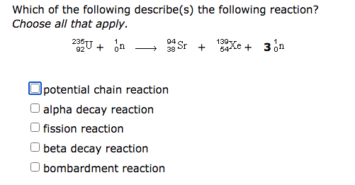 Solved Which of the following describe(s) the following | Chegg.com