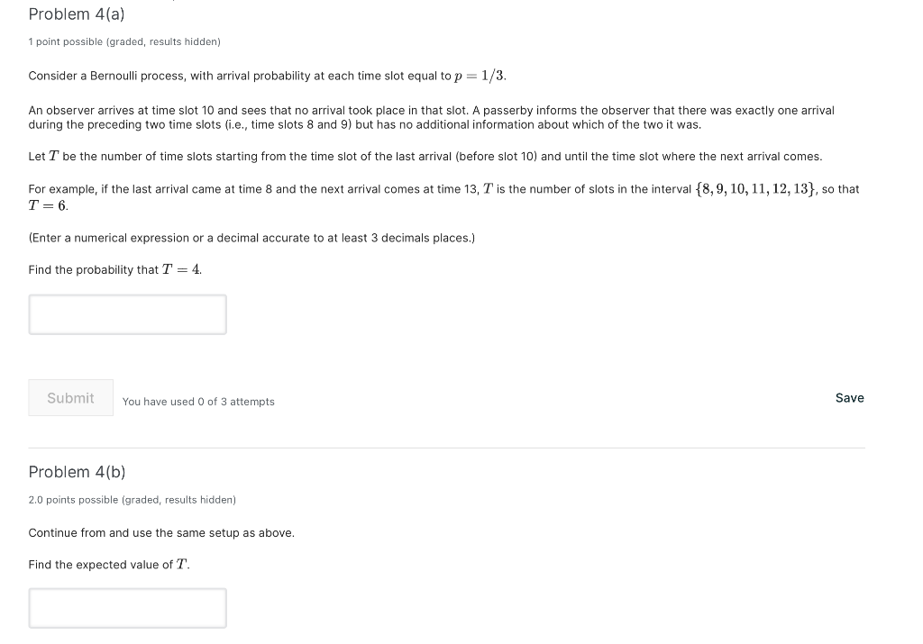 Solved Problem 4a 1 Point Possible Graded Results 