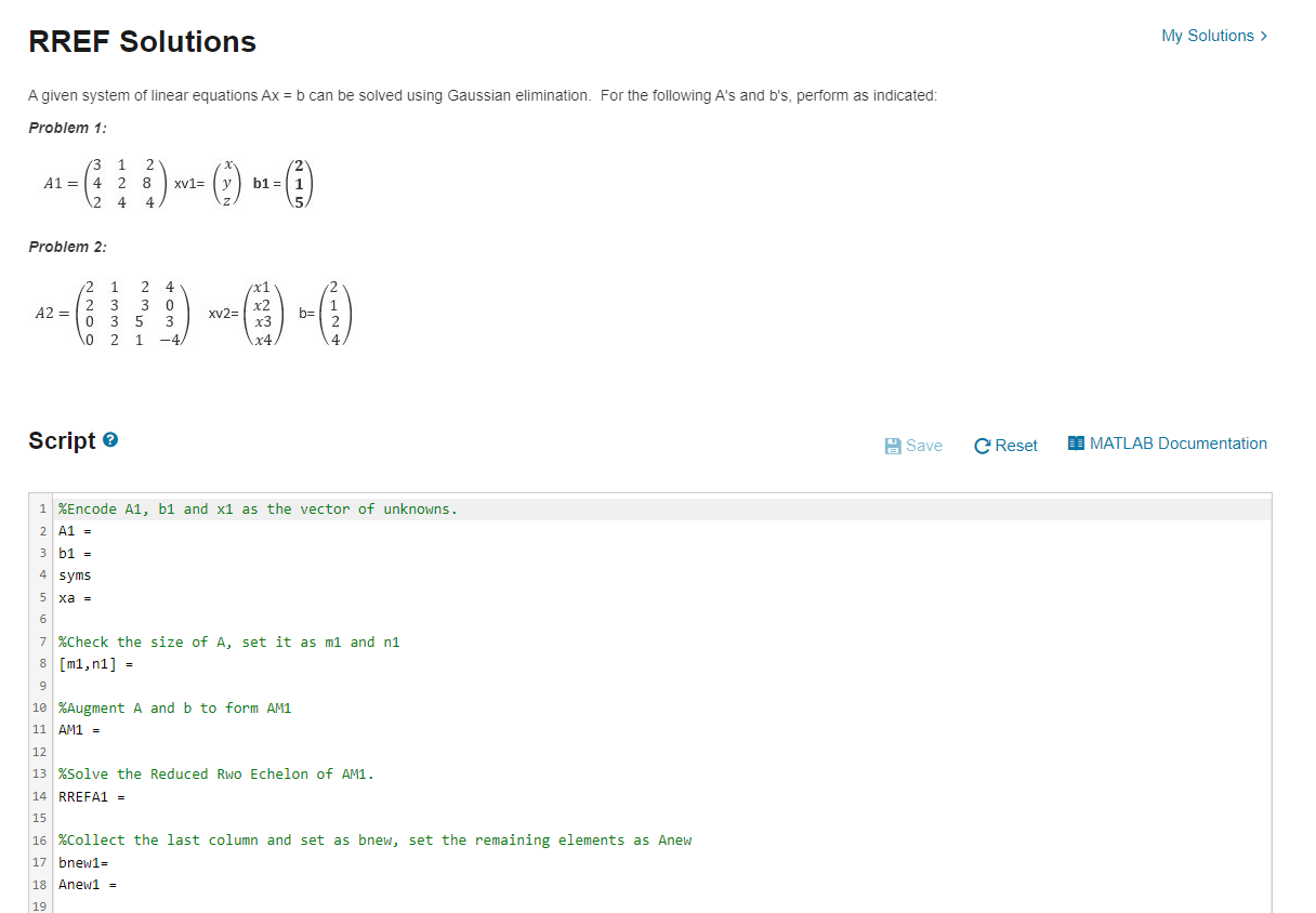 Solved 19 20 %Check if Anew is an identity matrix, if it is, | Chegg.com