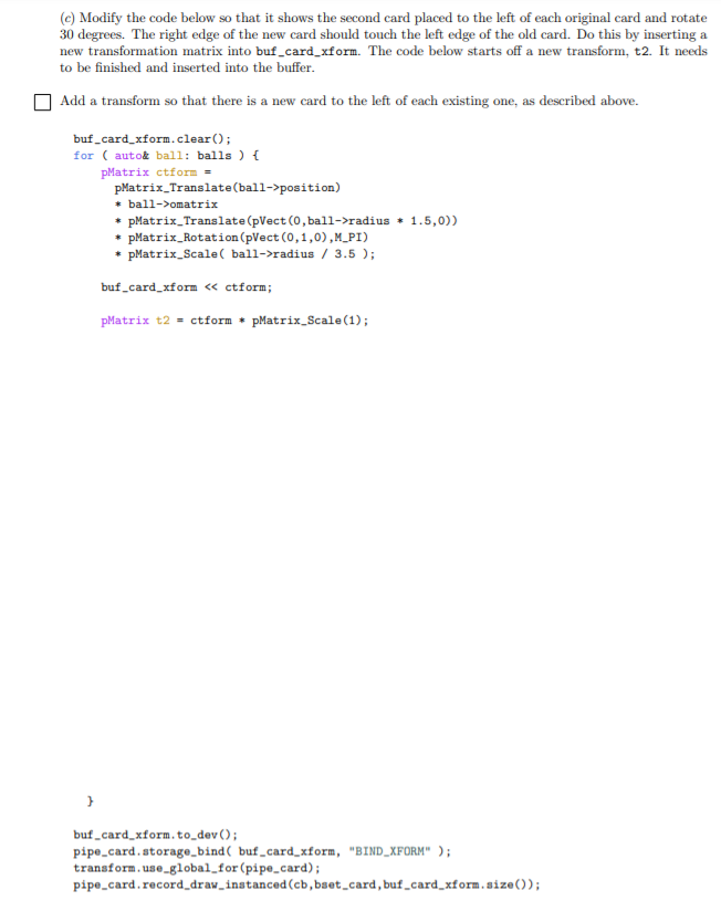 Problem 2: (30 pts) The code below, once this problem | Chegg.com Problem 2: (30 pts) The code below, once this problem | Chegg.com