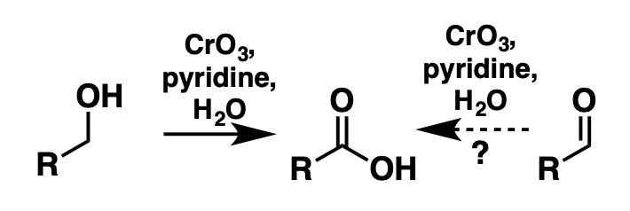 Solved A) If you started an oxidation reaction using CrO3, | Chegg.com