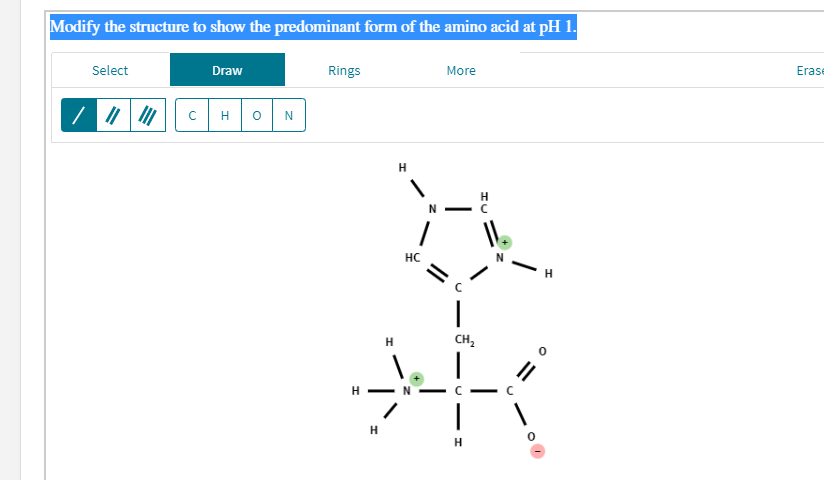 Solved Modify the structure to show the predominant form of | Chegg.com