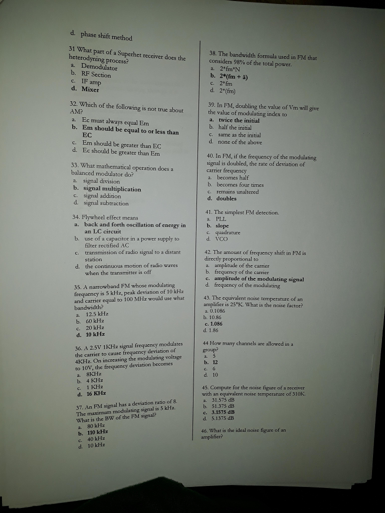 Solved detailed explanations for each given answers please | Chegg.com