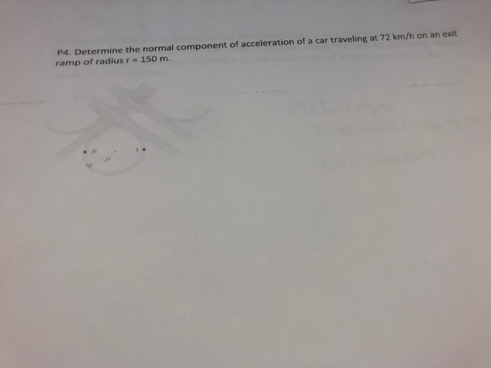 Solved P4 Determine The Normal Component Of Acceleration Of