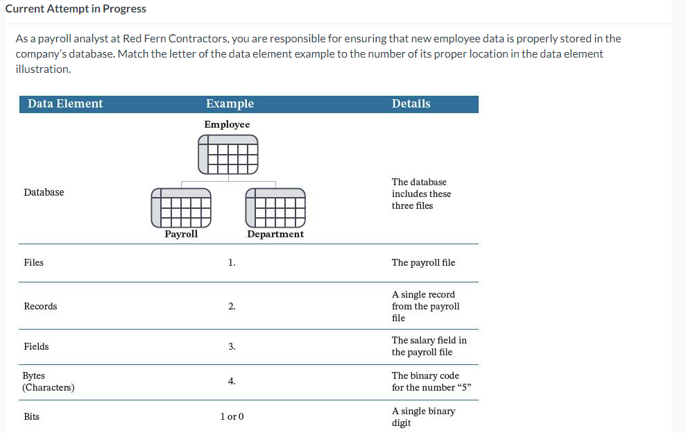 Solved As a payroll analyst at Red Fern Contractors, you are | Chegg.com