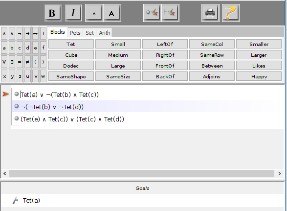 Solved Symbolic Logic: prove the goal in Fitch using | Chegg.com