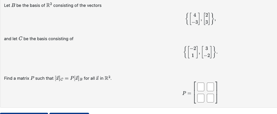 Solved Let B be the basis of R2 consisting of the vectors | Chegg.com