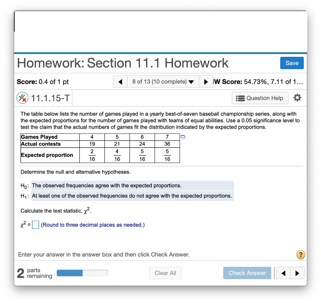 Solved Homework Section 11 1 Homework Save Score 0 4 Of 1