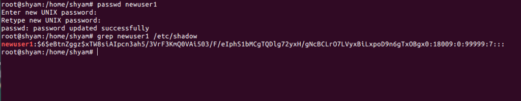 Task 3 Managing Users Execute Following Commands Root Command Line