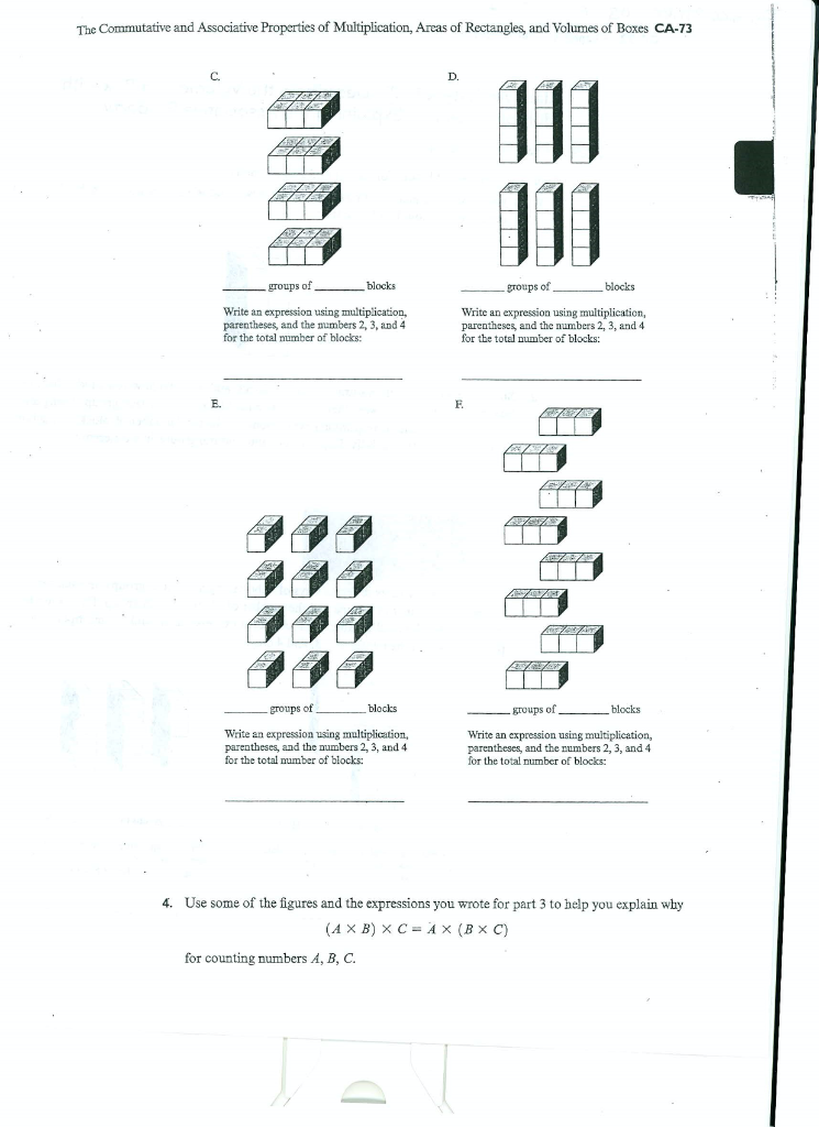 Solved The Commutative and Associative Properties of | Chegg.com