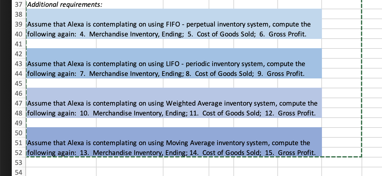 Solved 3 The following inventory volume purchases, costs and | Chegg.com
