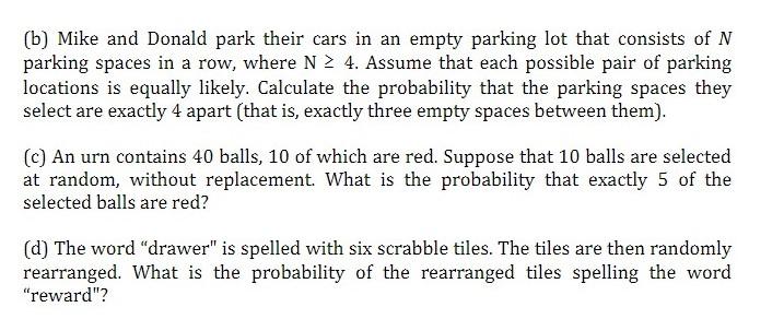 3). A few counting problems: (a) The weather on any | Chegg.com