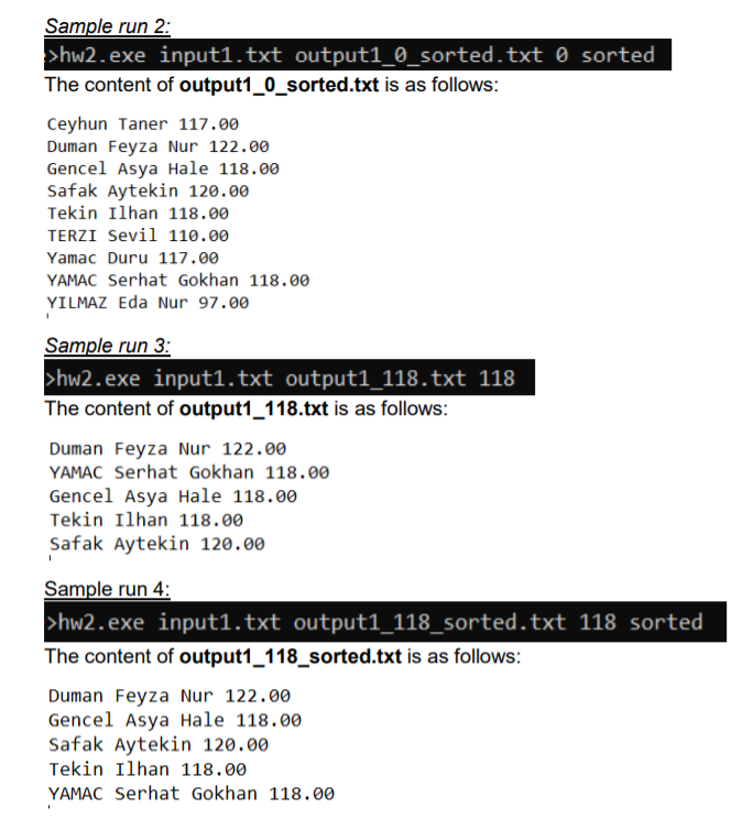 Solved In this assignment, you are going to write a C | Chegg.com