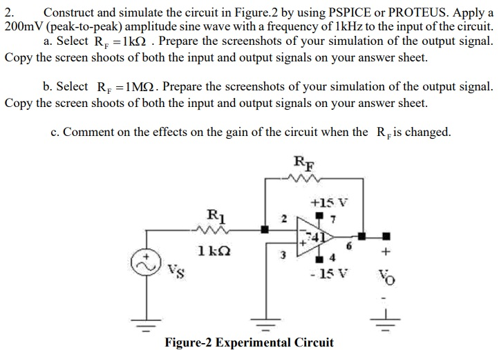 Solved 2. Construct and simulate the circuit in Figure.2 by | Chegg.com