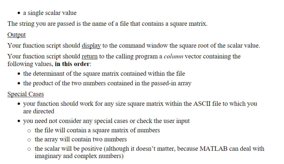 Solved Function Behavior Input Your Function Script Should
