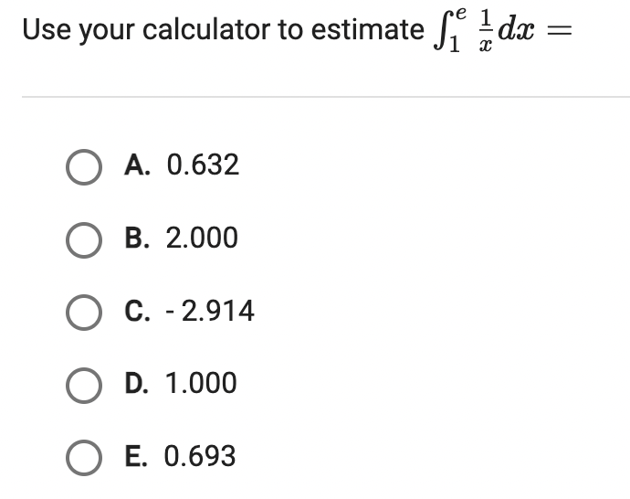 Solved Use your calculator to estimate | Chegg.com