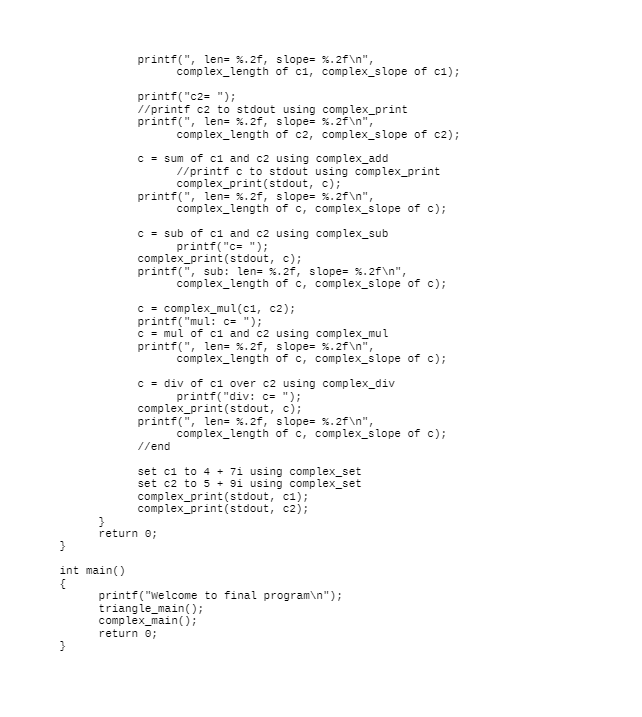 Solved Convert all the pseudo code (English) to C code in | Chegg.com