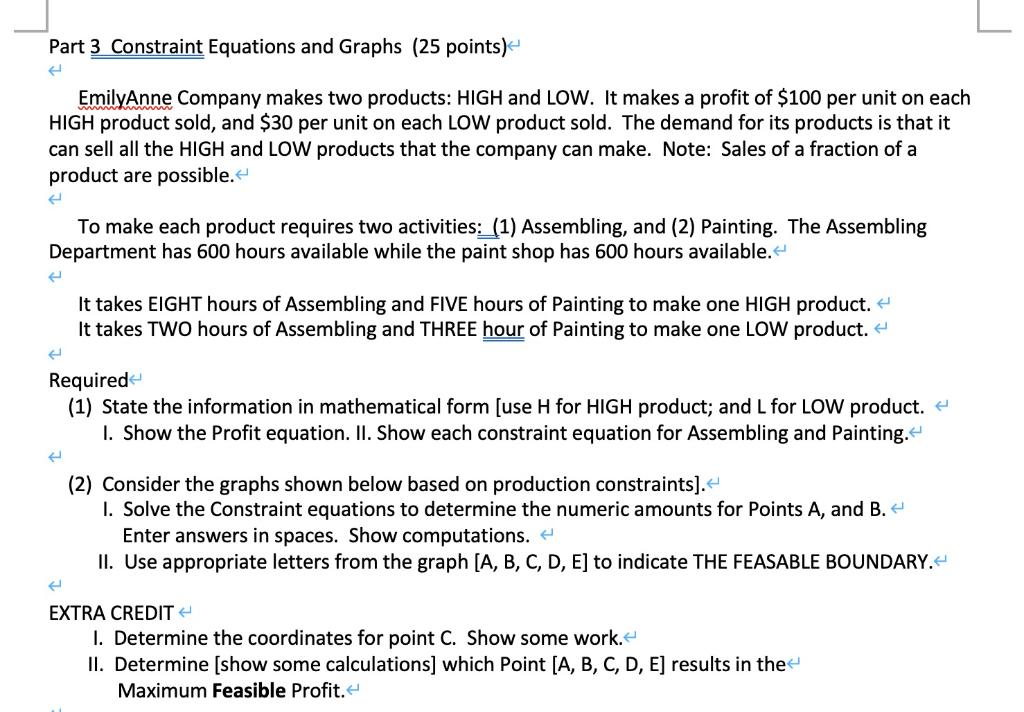 Solved Part 3 Constraint Equations and Graphs (25 points) | Chegg.com