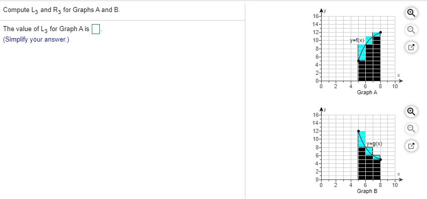 Solved Compute L3 and R3 for Graphs A and B. The value of L3 | Chegg.com