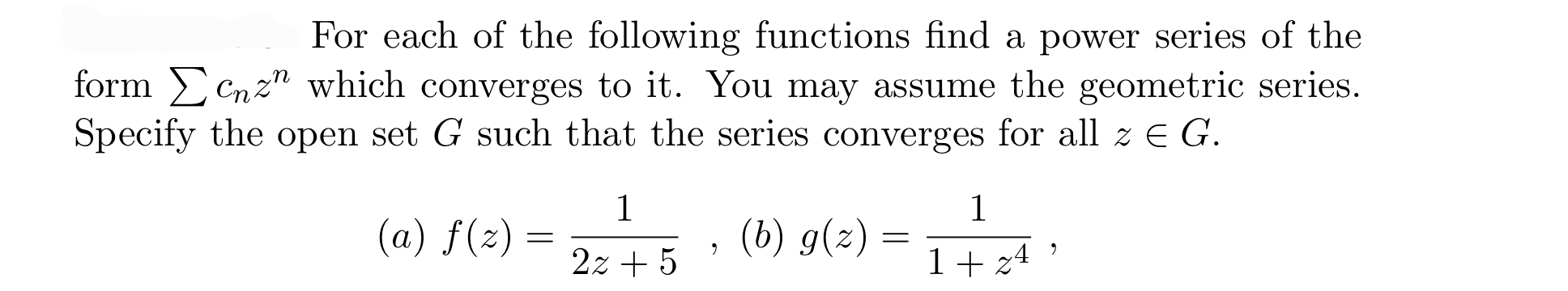Solved For Each Of The Following Functions Find A Power