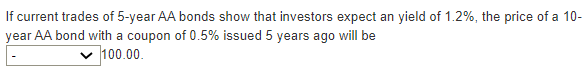 Solved If current trades of 5-year AA bonds show that | Chegg.com