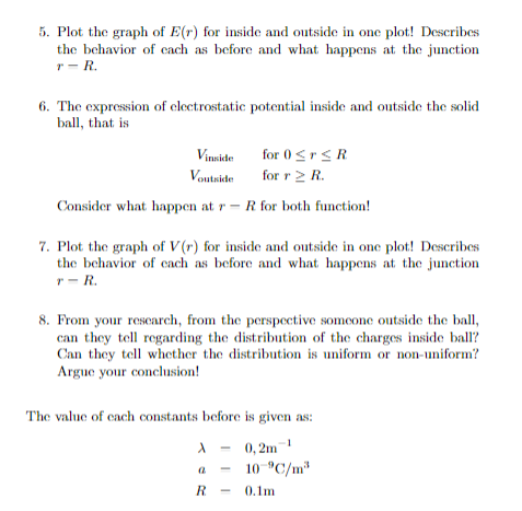 Solved Consider charges distributed non-uniformly throughout | Chegg.com
