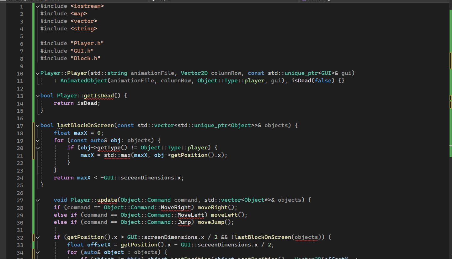 Solved Could you help me fix my code? The following | Chegg.com